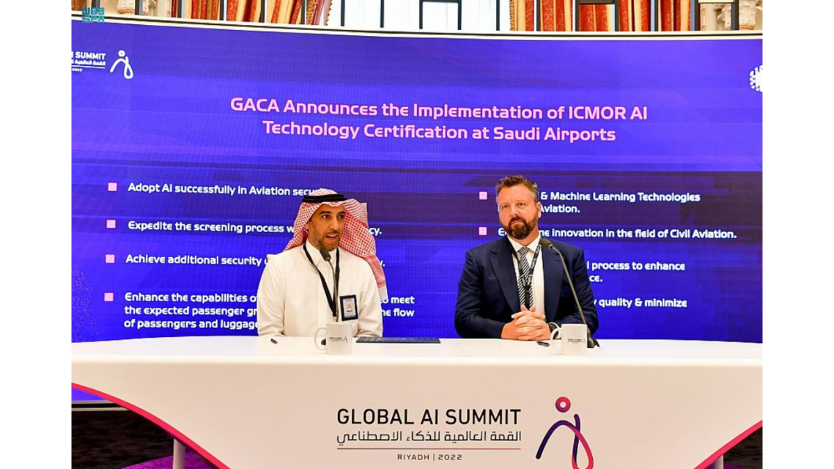 GACA takes up Artificial Intelligence Technology "ICMOR" in Saudi ...
